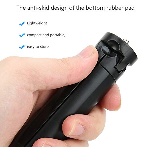 DAUERHAFT Mini Tripod,Camera Tripod Stand,Desktop Tripod,Action Camera Stand,Portable Tripod with Rubber Pad,Aluminium Alloy,for Mobile Phone,Cameras,Sports Cameras and Other Equipment