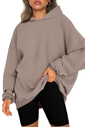 Trendy Queen Womens Sweatshirts Oversized Hoodies Fleece 2023 Casual Comfy Pullover Loose Lightweight Fall Winter Clothes Fashion Jackets