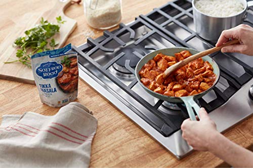 Saffron Road Tikka Masala Simmer Sauce - Non-GMO, Gluten Free, Halal, Kosher, Vegetarian (7 Ounce (Pack of 8))