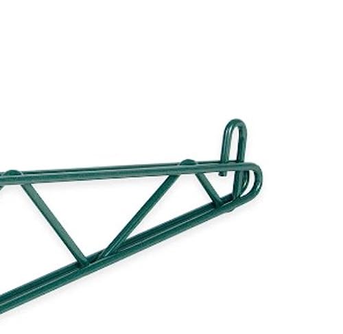 TrueCraftware 14β Single Shelf Support Direct Wall Bracket Green Epoxy Coated Iron- Wire Shelf Bracket for Pantry Kitchen Home Wire Wall Mount Shelf