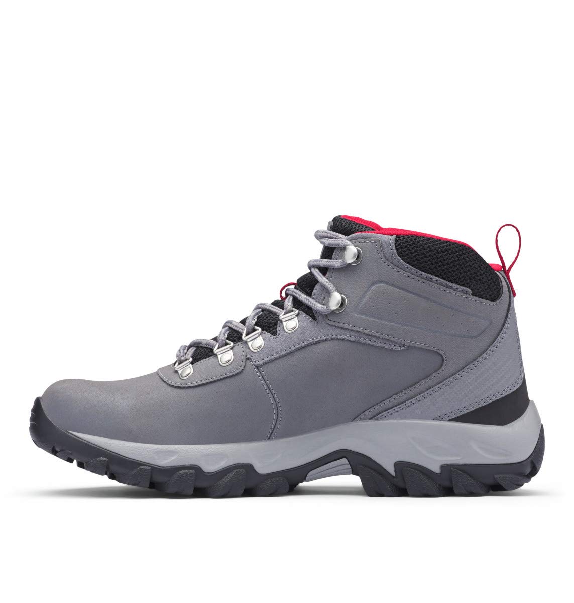 Columbia mens Newton Ridge Plus Ii Waterproof hiking boots, Ti Grey Steel/Rocket, 9 US