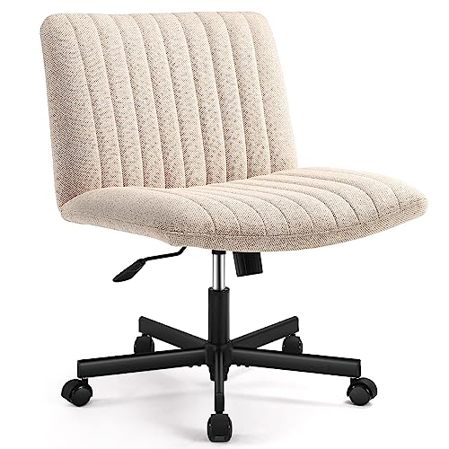 LEAGOO Home Office Desk Chairs Vanity Chair Modern Computer Desk Chair Fabric Desk Chair for Home Office, Bedroom (Mixed Color)