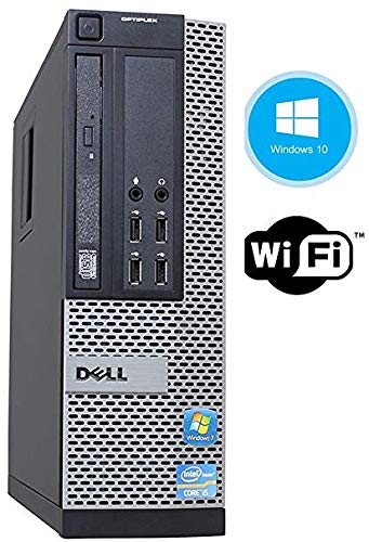 Dell Optiplex 990 SFF Desktop Computer Tower PC (Intel Core i5 3.1 GHz, 8GB Ram, 500GB HDD, WiFi, DVD-RW, Keyboard Mouse) 19in LCD Monitor Brands Vary, Windows 10 (Renewed)