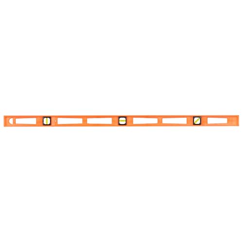 Johnson Level & Tool 7748-O Structo-Cast Level - 3 Vial, 48", Orange, 1 Level