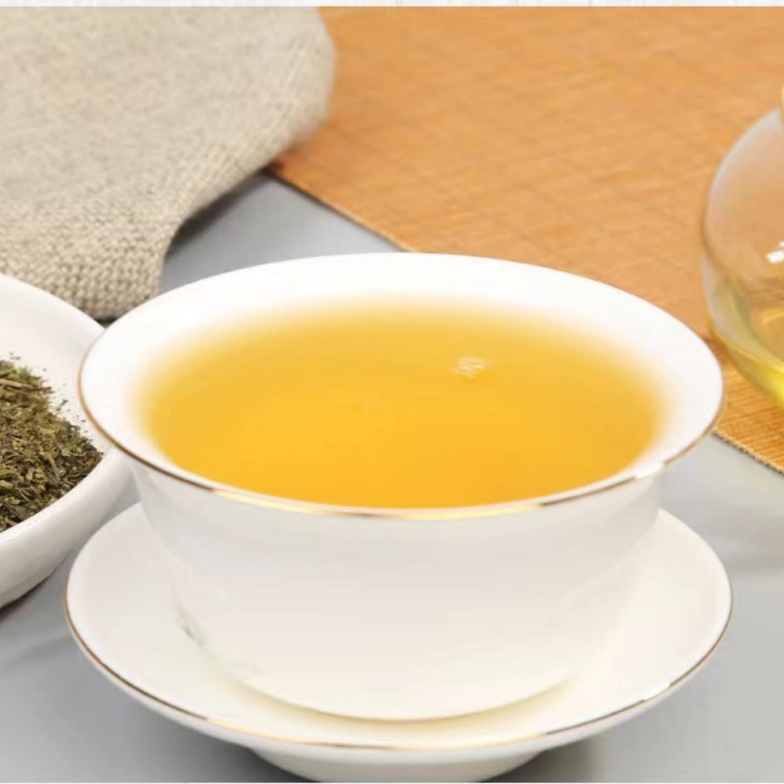 CHERSE, Green Tea Bags, Longjing Tea Bags, Dragon Well Tea Bags, 20 Count (Pack of 1)