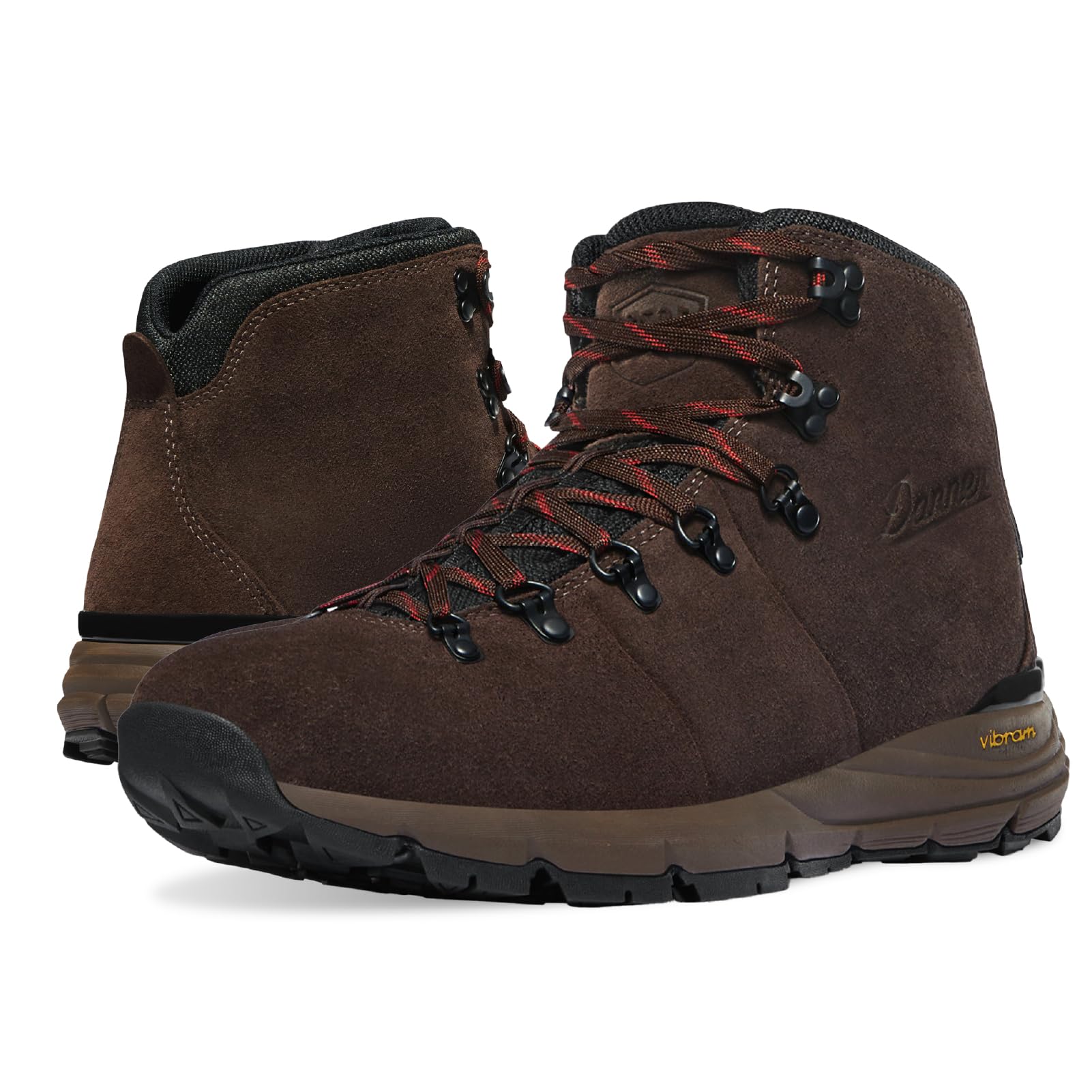 Danner Mountain 600 Hiking Boots for Women - Waterproof, Durable Suede Upper, Breathable Lining, Triple-Density Footbed & Vibram Traction Outsole, Java/Bossa Nova - 8 M