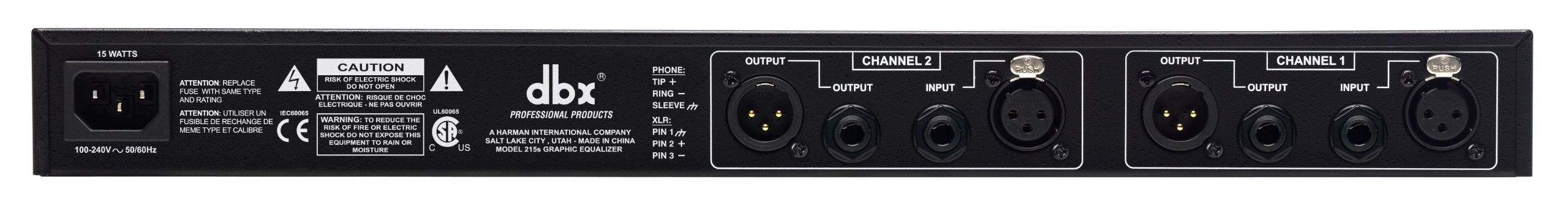 dbx 231s Dual Channel 15-Band Equalizer