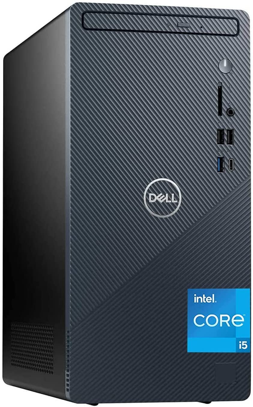 Dell Inspiron Desktop, 12th Gen Intel Core i5-12400 (6-Core, 18M Cache, 2.5GHz to 4.4GHz) Processor, 32GB RAM, 1TB SSD, 1TB HDD, Wi-Fi 6, Windows 11 Home