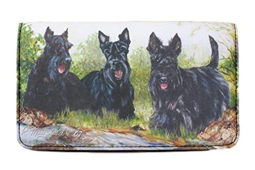 Scottish Terrier Dog 4 1/4'' x 7 1/4'' wallet by Ruth Maystead