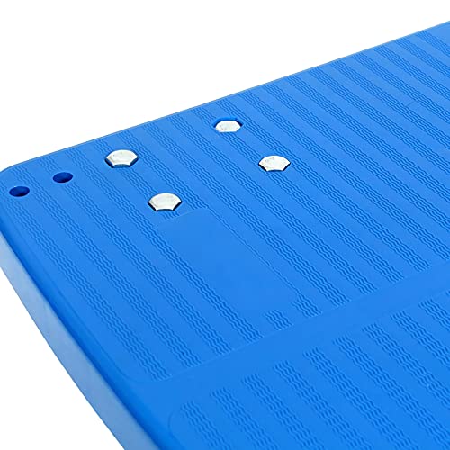 Generic Platform Trucks Plastic Deck Hand Truck Moving Platform Cart with Metal Foldable Handle Silent Wheels for Office Bookstore High Capacity Trolley Platform Cart