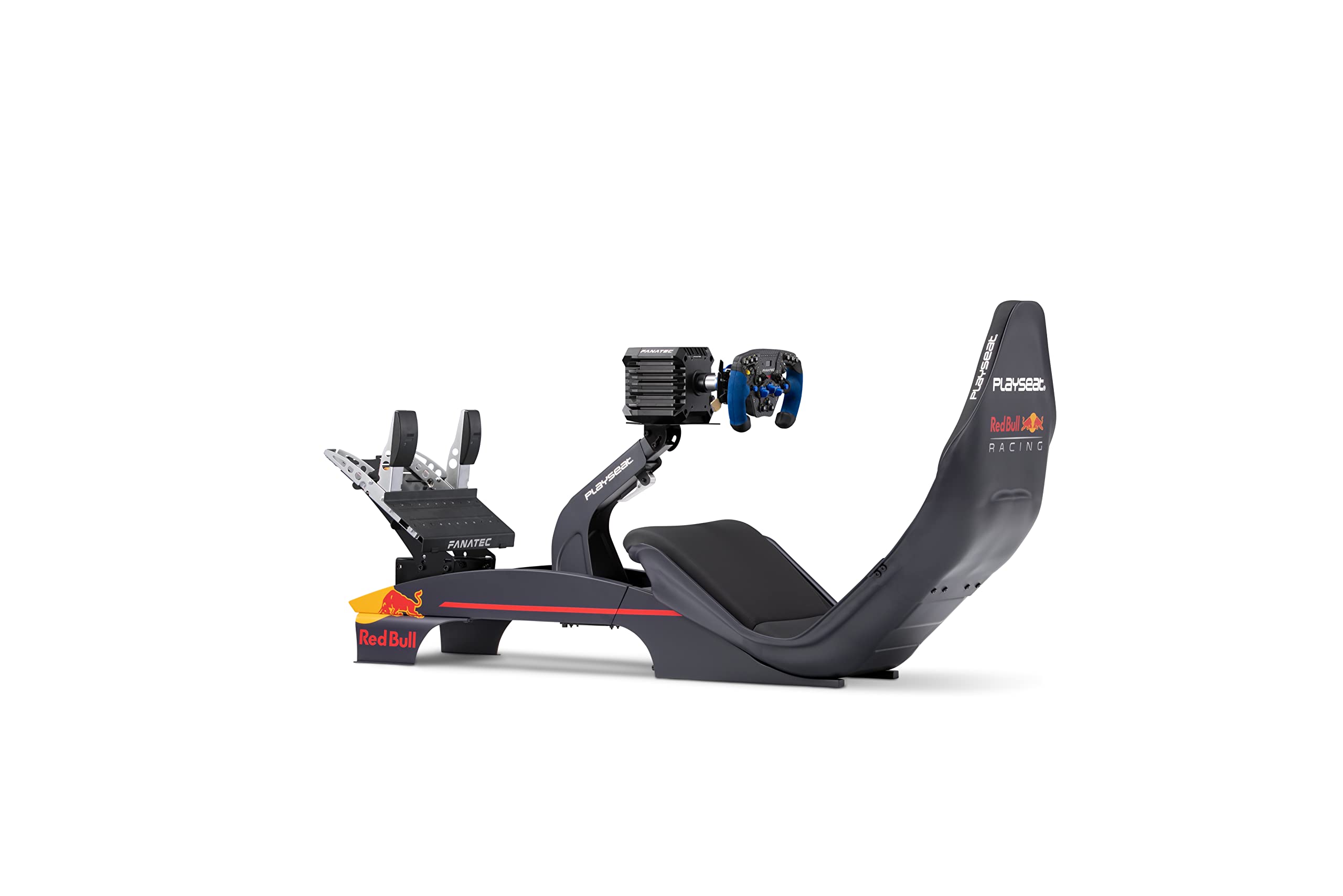 Playseat Formula Sim Racing Cockpit | High Performance Racing Simulator Cockpit for All Steering Wheels, Pedals and All Consoles | for Authentic F1 Racing | Fully Adjustable | Redbull Racing Edition