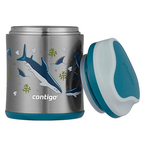 Contigo Kid's 10 oz. Vacuum Insulated Stainless Steel Food Jar - Shark/Macaroon