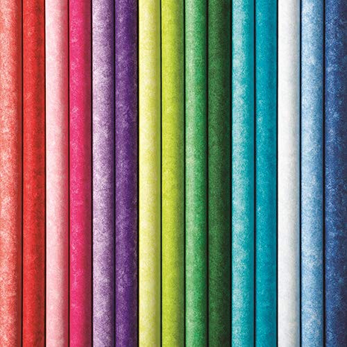 Connecting Threads Blender Collection 30 pcs 18"x22" 100% Cotton Precut Quilting Fabric Bundle Fat Quarters (Mirage Tonals)