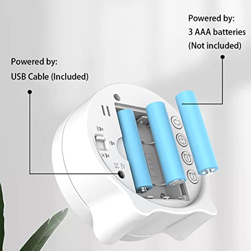 LED Digital Kitchen Timer with Alarm Clock - Tuffinix Kitchen Countdown Timers with 2 Groups of Alarm Clock 3-Level Volume for Cooking Kids Adults Gym Bedroom, USB Mode& Battery Mode