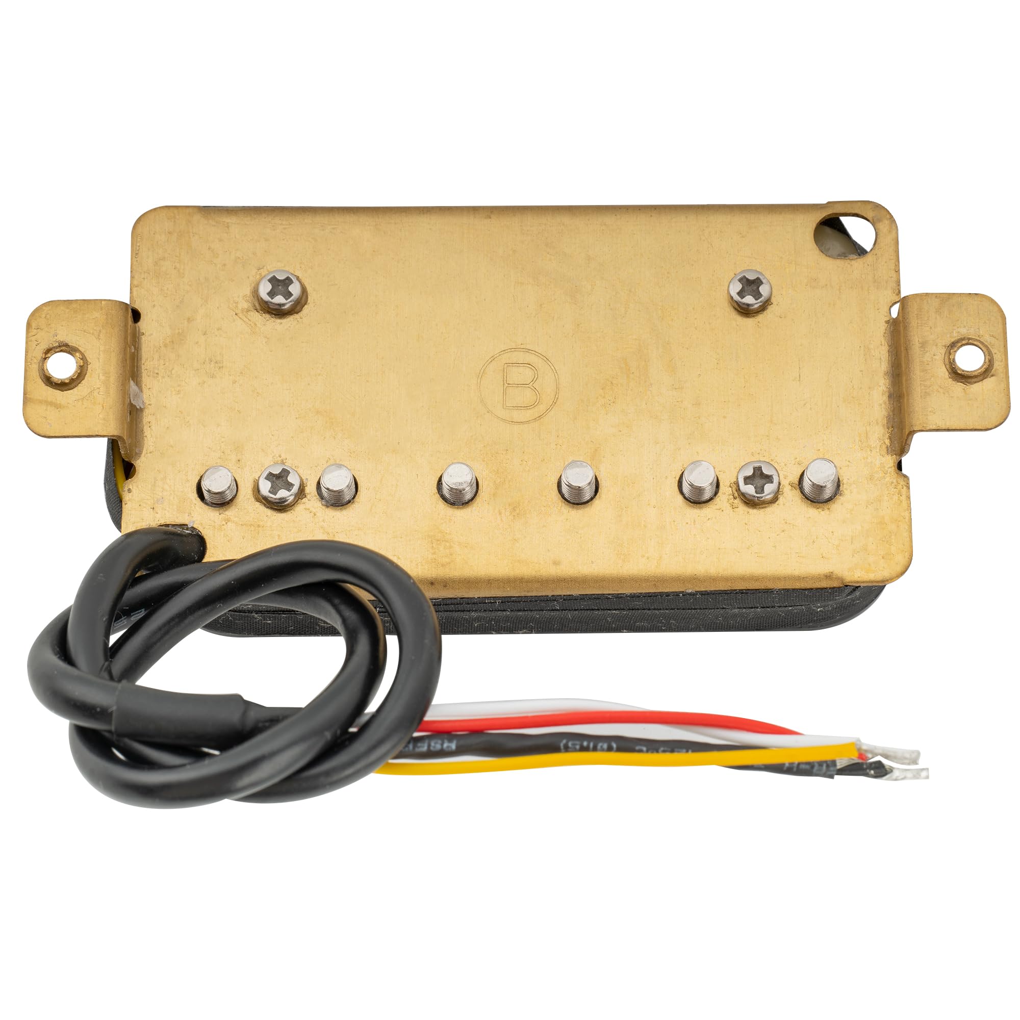 Wilkinson Vintage Tone Alnico 5 Overwound Open Style Humbucker Bridge Pickup for Electric Guitar, Zebra
