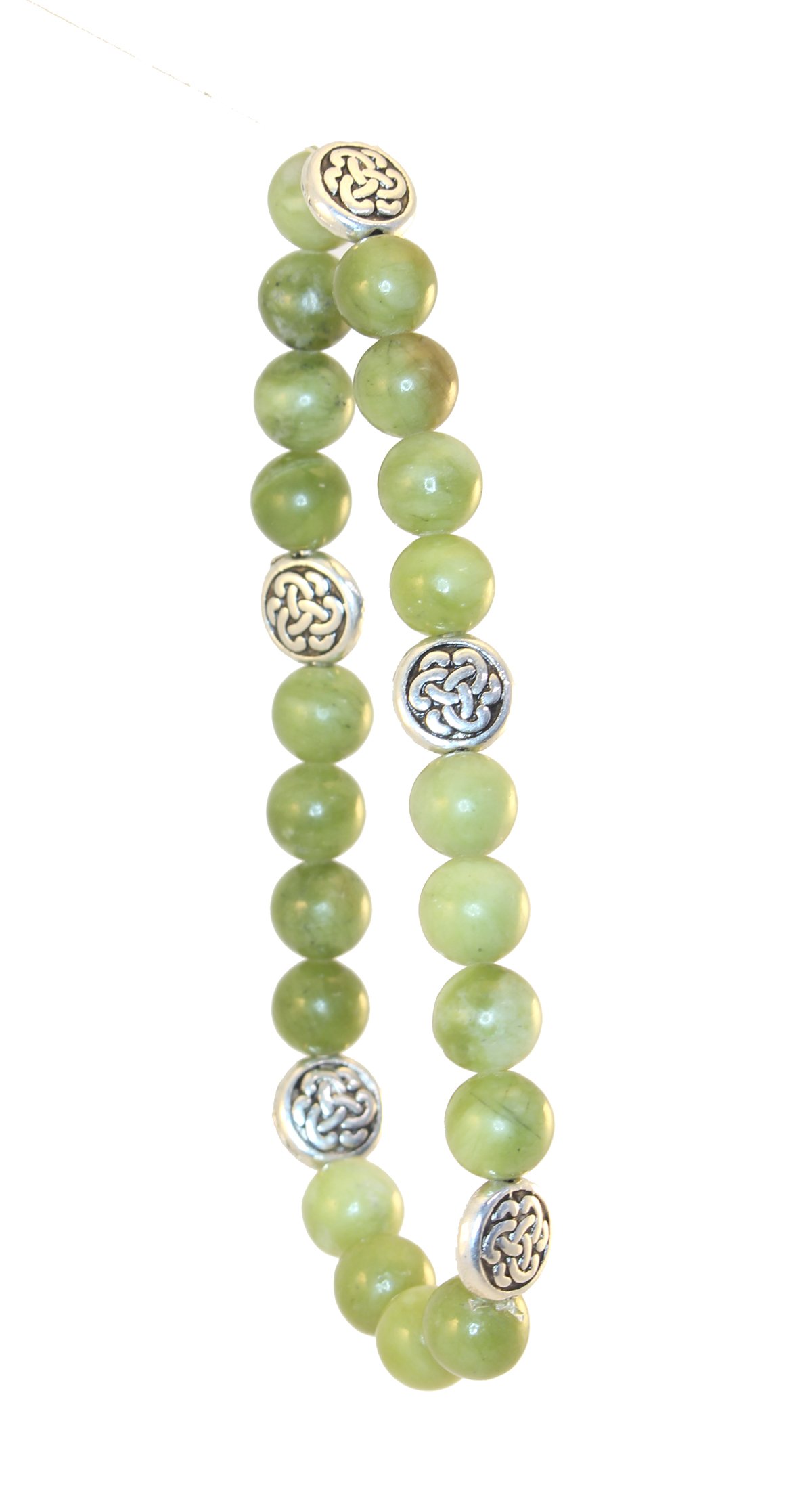 Connemara Marble Beaded Celtic Bracelet