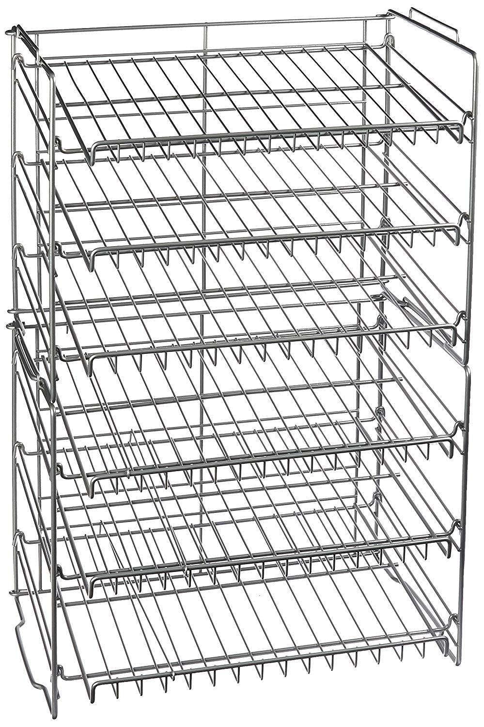 HKYH Can Food Rack Holder Kitchen Pantry Organizer Soup Beer Soda Coke Storage Shelf Generic Storagerack Closet organizers and storage Organization and storage Storage shelves Closet storage Boo