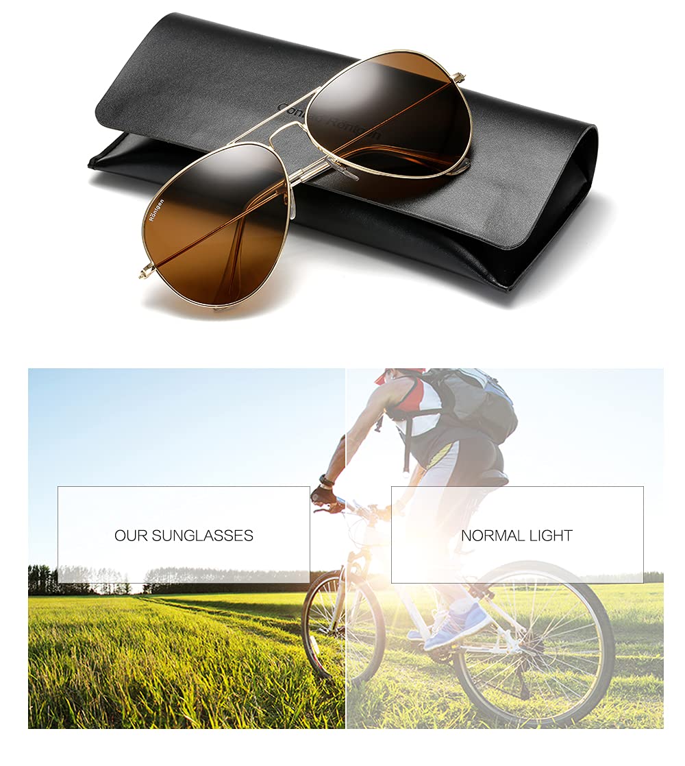 CONRAD RONTGEN Premium Aviator Sunglasses for Men Women Classic Aviators Sun Glasses (Black frame/Grey black lens)