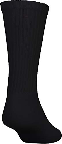 Cotton Crew Socks, 24 Pairs, Men Women Premium Moisture Wicking Casual Sport Unisex Value Bulk Pack