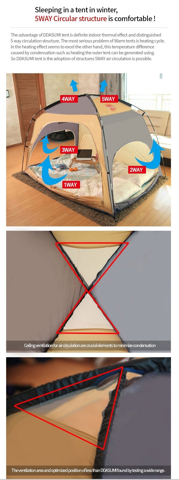 DDASUMI Warm Tent for Single Bed 2015 (Pink)