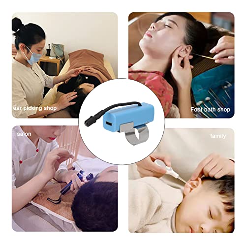 Ear Picking Light Tool, Ear Digging Tool Professional Thumb Wearing for Family(Blue)