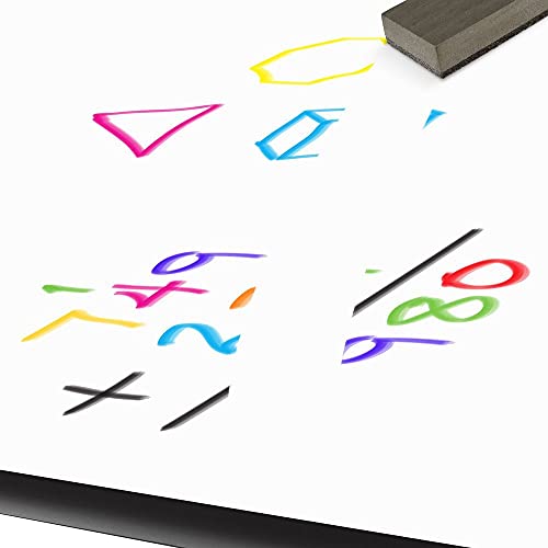 Correll 60" Flower Shaped, Classroom Dry Erase/Markerboard Top, Activity Table, Height Adjustable (19"-29), White Durable High Pressure Laminate, School Furniture, Made in The USA