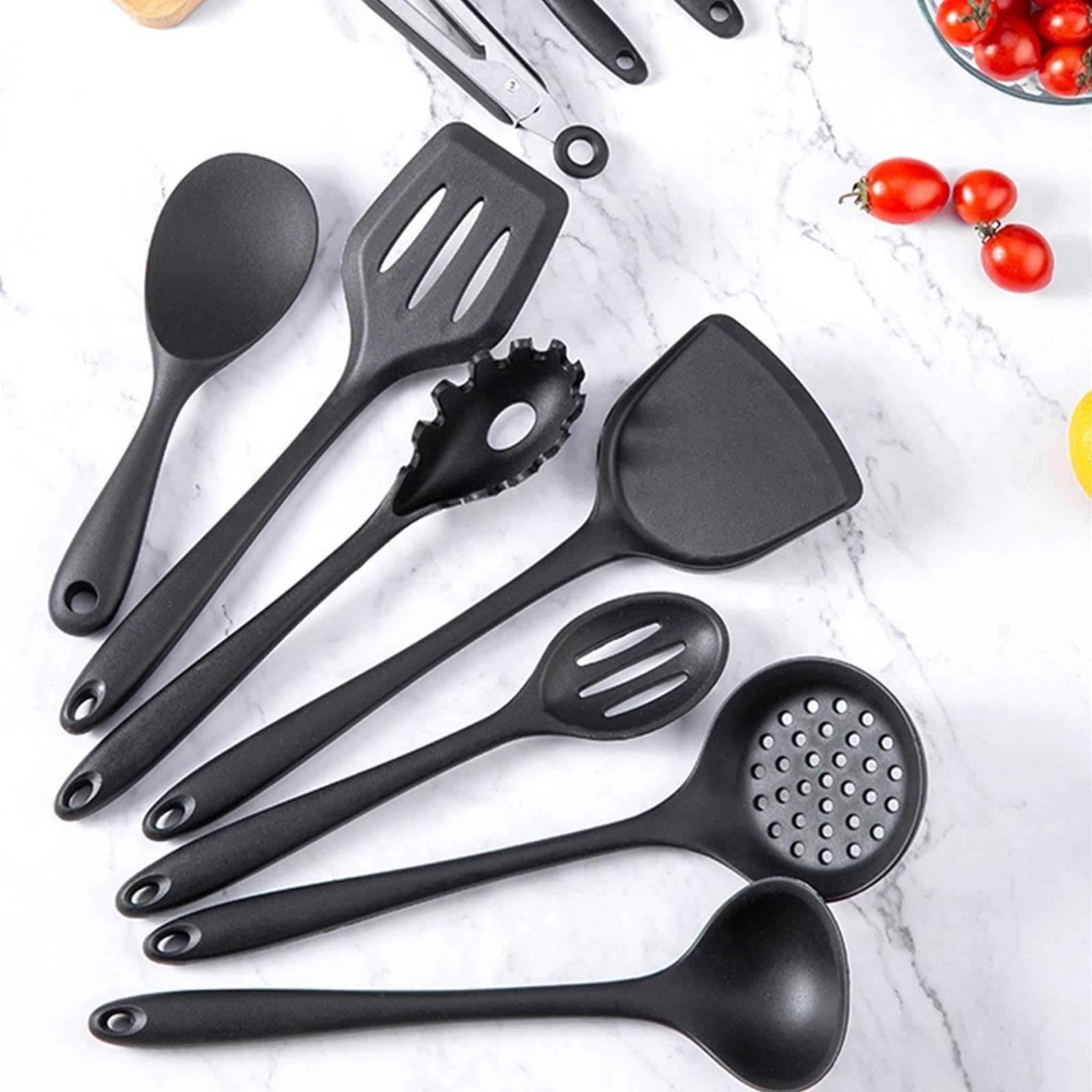 Cooking Utensils Set, 33pcs Silicone Kitchen Utensils Set with Holder, Heat Resistant Non-Stick Silicone, Dishwasher Safe Cooking Gadgets Tools Set,BPA Free Kitchen Tools Gift
