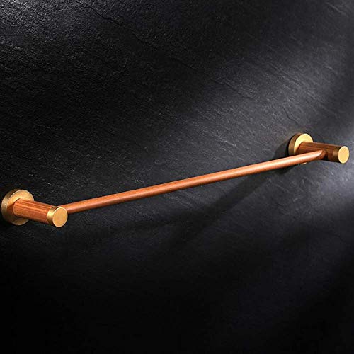 HKLOERSWE Solid Wood Towel Rack Wall Mounted Bath Towel Rack Hook Storage Organizer Holder Multifunction Bathroom Kitchen Home Decorations,B (A)
