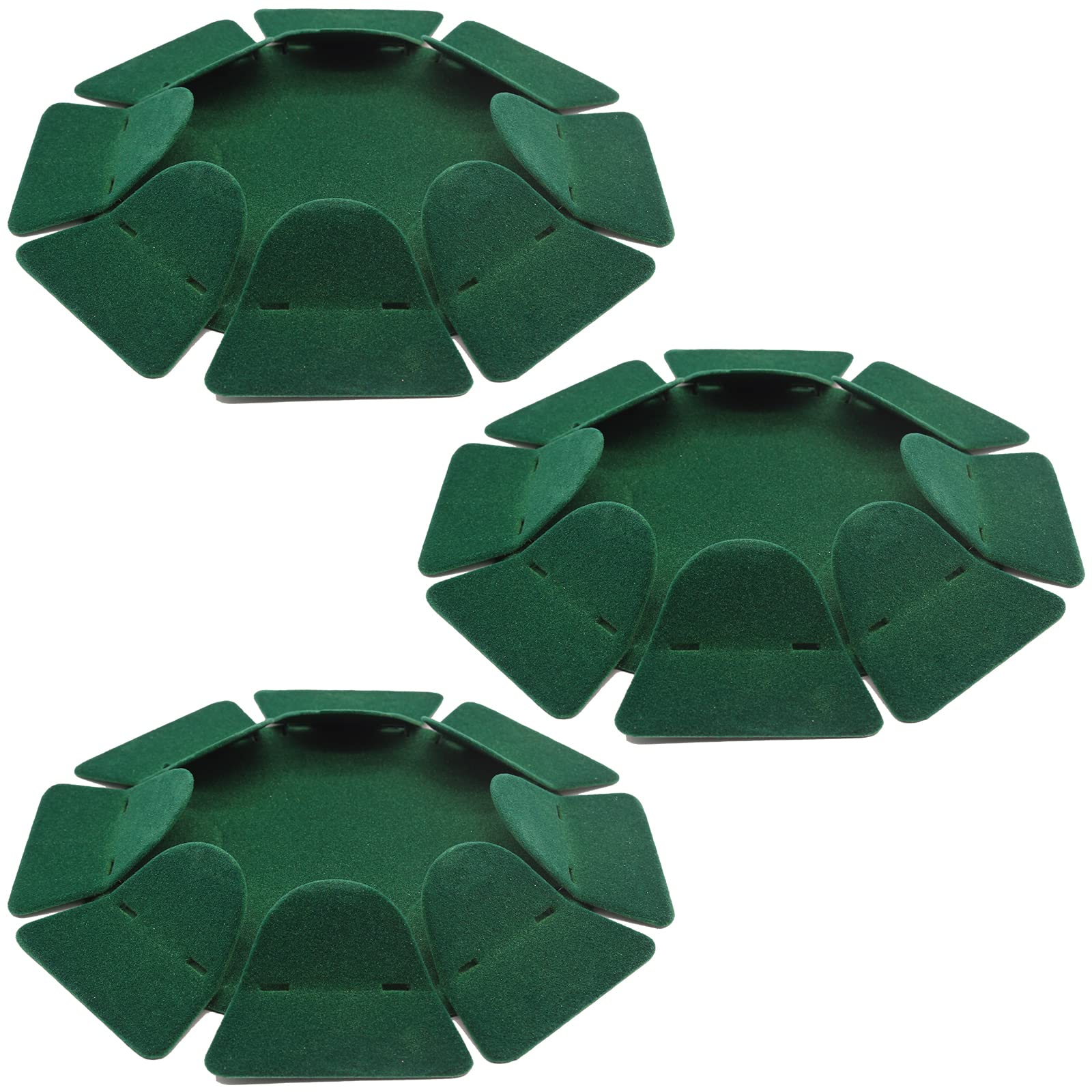Coufce Green Golf Putting Cup, All-Direction Golf Practice Hole, Golf Training Hole Surface Flocking for Indoor, Outdoor(3Pcs)