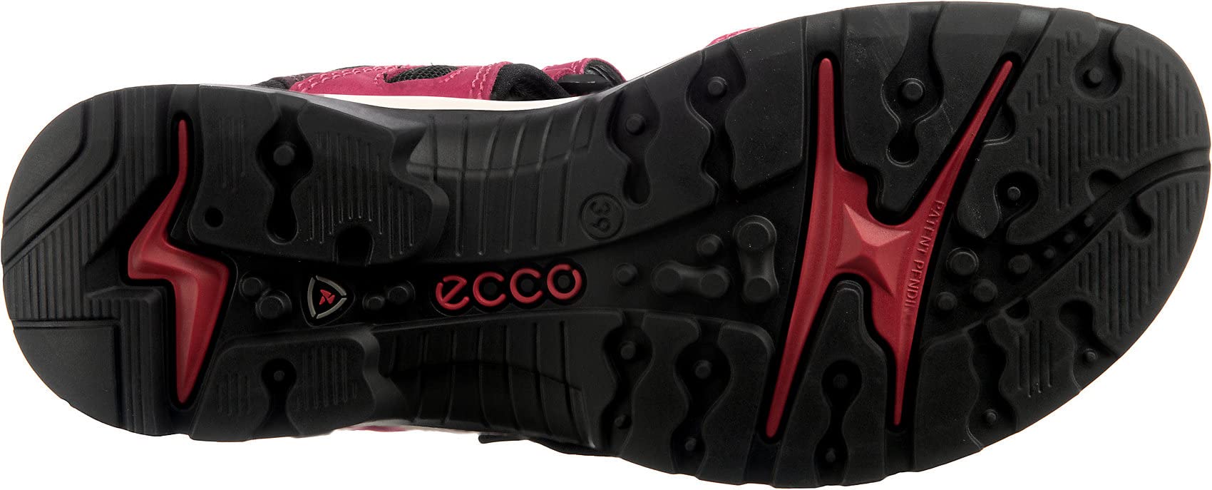 ECCO Women's Athletic Sandals, Sangria/Fig, 4 UK