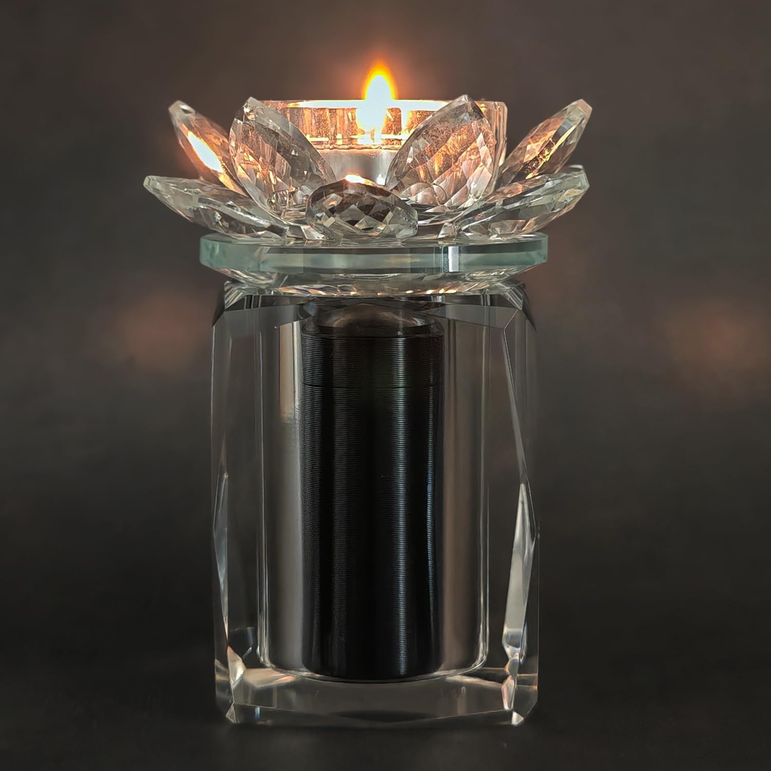 Contid Mini Urns Crystal Ashes Cremation Keepsake Photo Urn Small Urns Cremation Funeral Picture Ashes Holder Urns for Human or Pet to Remember Your Loved One Lost