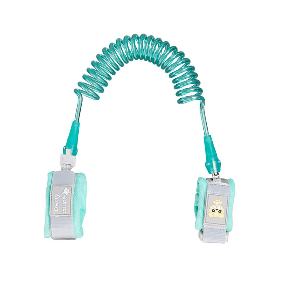 Child Anti-Lost Leash Wrist Link,Kids Outdoor Safety Harnesses Traction Rope 1.5M/2M/2.5M (2.5 M, Green)