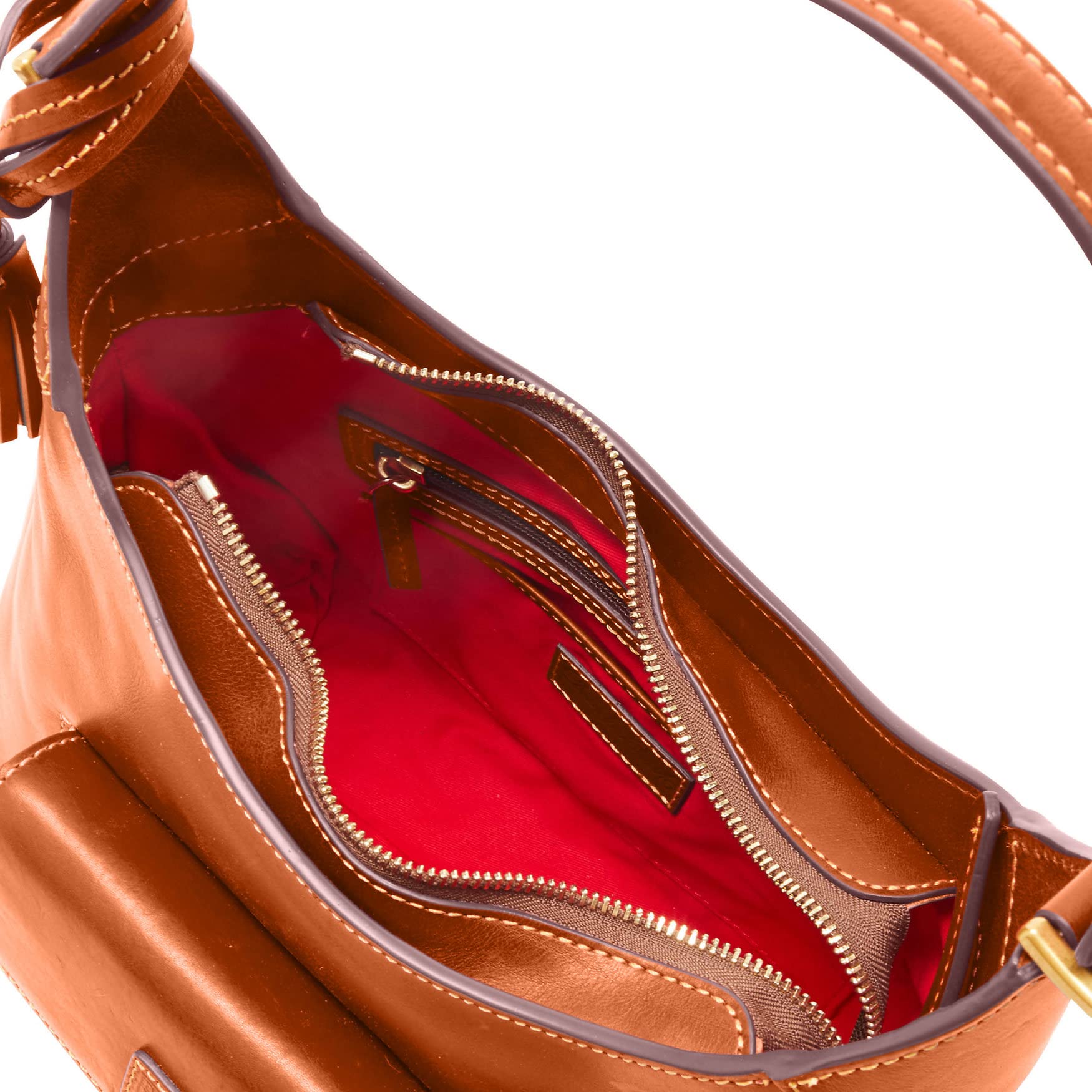 Dooney & Bourke Handbag, Florentine Small Hobo Shoulder Bag - Natural