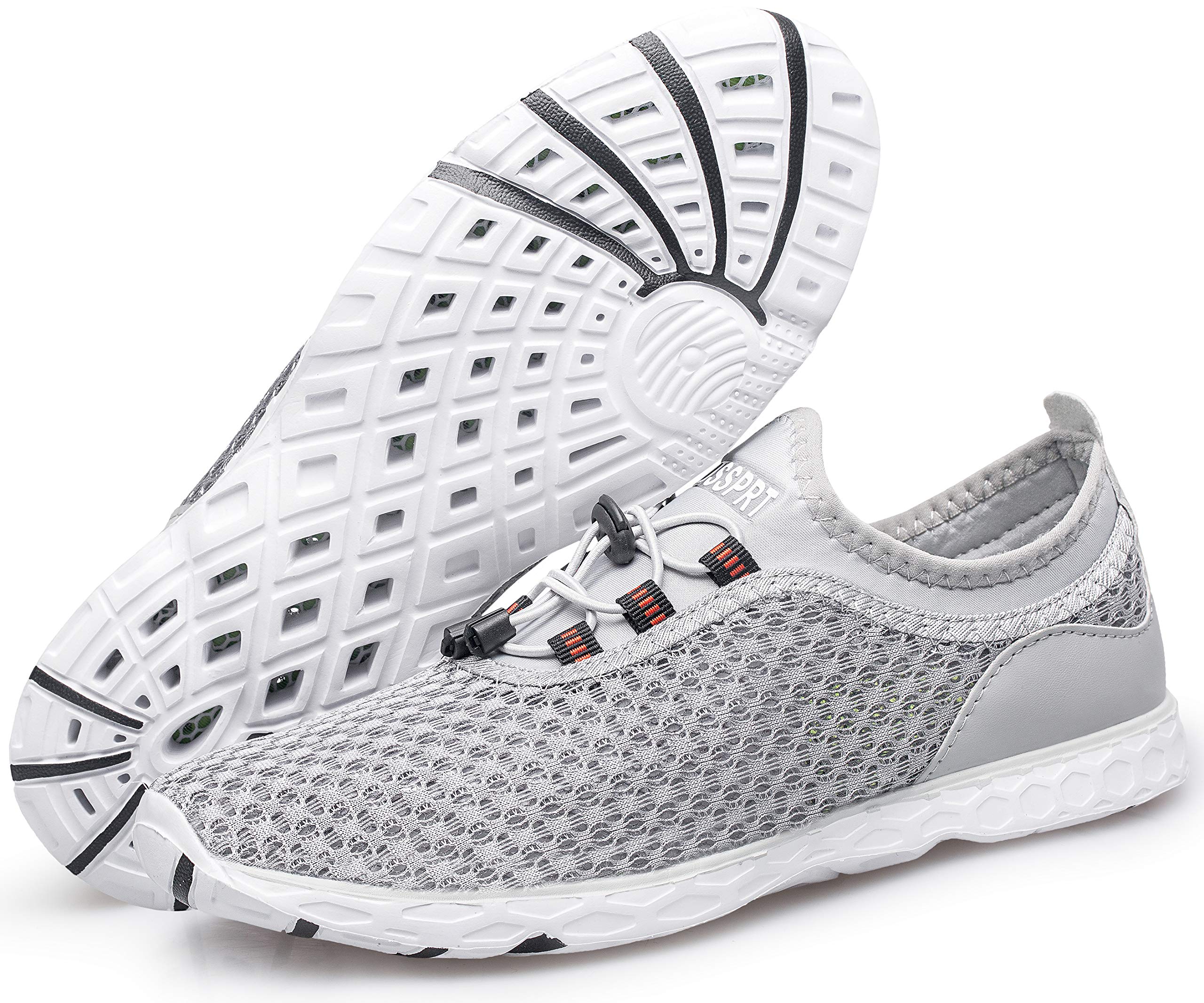 DOUSSPRT Women's Water Shoes Quick Drying Sports Aqua Shoes Size 8