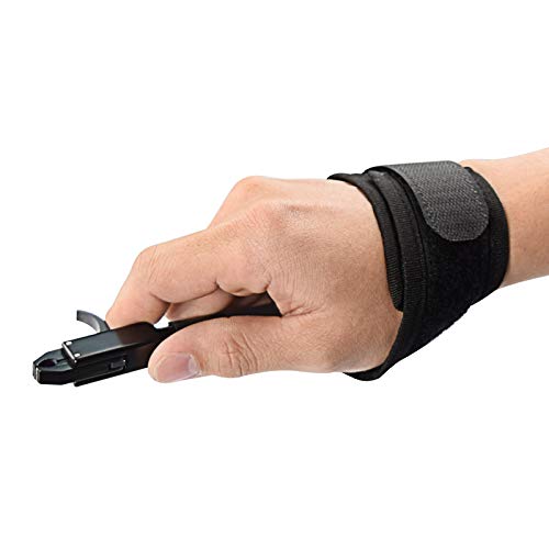 Compound Bow Release Aid Trigger Adult Archery Right Left Hand Adjustable Black Wrist Strap (Pack of 1
