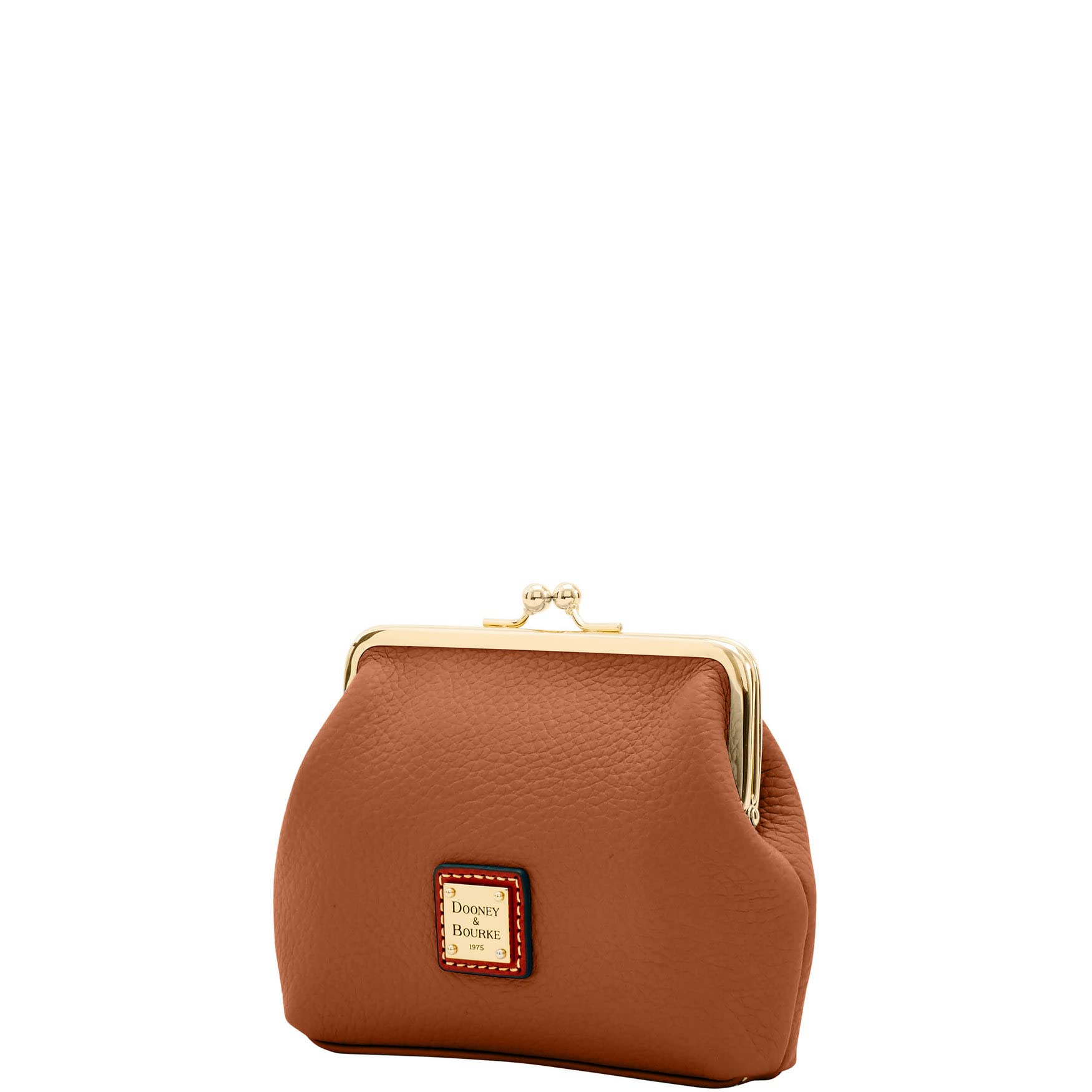 Dooney & Bourke Wallet, Pebble Grain Large Frame Purse Wallet - Caramel