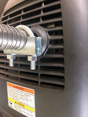 GenExhaust Compatible with Honda EU2200i/EU2000i/EU1000i Generator 1" Steel Exhaust Extension 5 Foot Length.