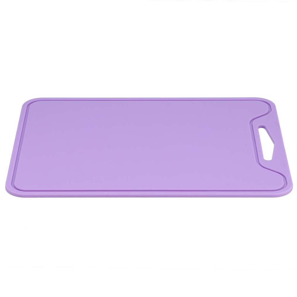 Food Grade Silicone Cutting Board, Flexible Chopping Board for Home Kitchen Use, Purple