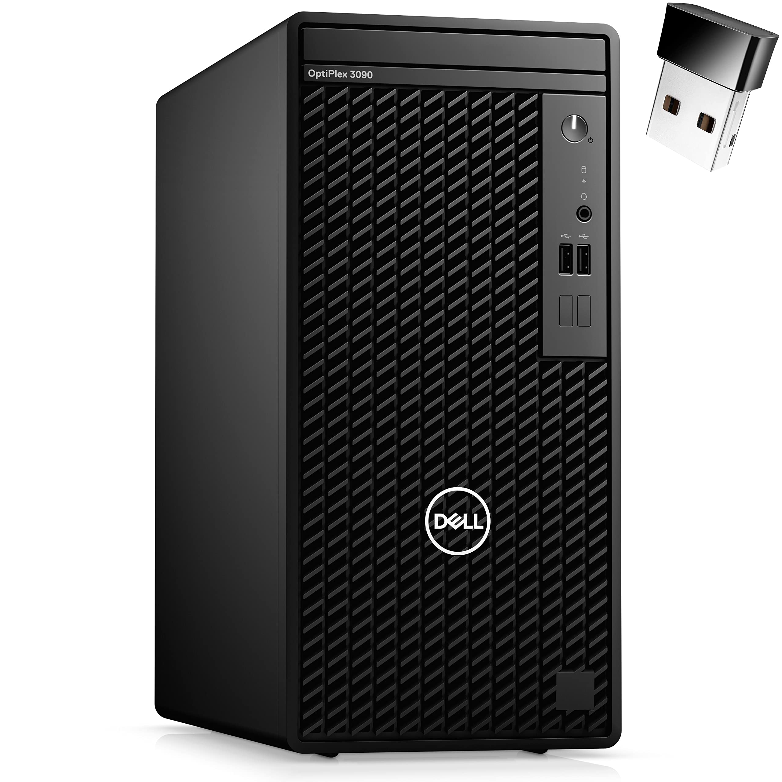 Dell OptiPlex 3090 Full Size Tower Business Desktop, Intel Hexa-Core i5-10500 up to 4.2GHz (Beat i7-8700), 64GB DDR4 RAM, 2TB PCIe SSD, Ethernet, USB WiFi Adapter, Keyboard and Mouse, Windows 11 Pro