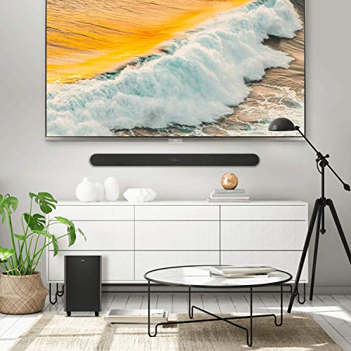 TCL Alto 6+ 2.1 Channel Dolby Audio Sound Bar with Wireless Subwoofer, Bluetooth – TS6110, 240W, 31.5-inch, Black