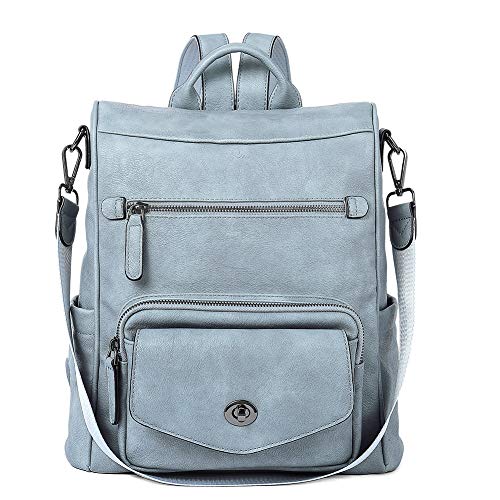 CLUCI Backpack Purse for Women Fashion Large Size Leather Backpacks Convertible Anti-theft Bag