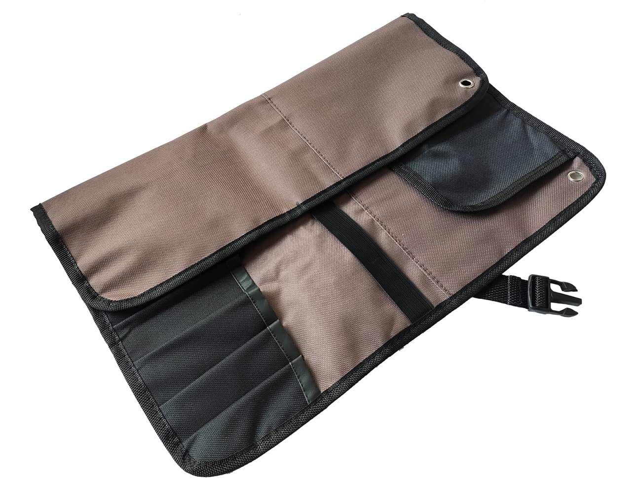 CONVENIENT ACCESSIBILITY CHEF KNIFE CARRYING CASE :10 knife sleeves hold 10 kitchen knives and accessories,such as paring, carving, ceramic, scissors, and other chef utensils or tools.