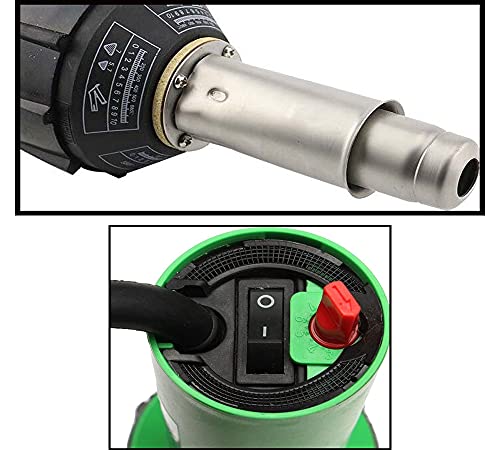 Go2Home Professional 1600W Plastic Welder Hot Air Welder Welding Kit Heat Gun Handhold Rod Pistol Soldering