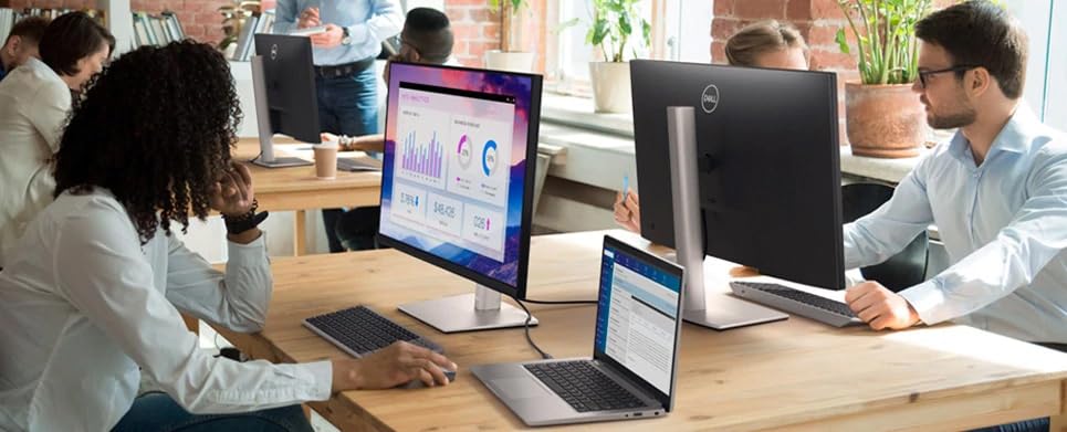 Dell P2721Q 27 Inch 4K FHD, IP Ultra-Thin Bezel Monitor, USB-C, HDMI, DisplayPort, VESA Certified, Silver, Gray