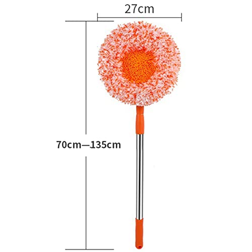 Mops for Floor Cleaning, Cleaning Mop Extendable Adjustable, Wall Cleaning Mop with Long Handle 360 ° Rotating Wall Cleaning Mop Adjustable Dry and Wet Dust Mop Cleaner for Floor Window Wall