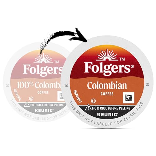 Folgers Colombian Medium Roast Coffee, 12 Keurig K-Cup Pods