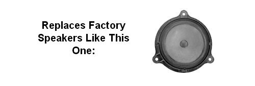 Speaker Adapter Spacer Rings - Exact Fit for Select Infiniti & Fits Nissan Vehicles - SAK050_5525-1 Pair