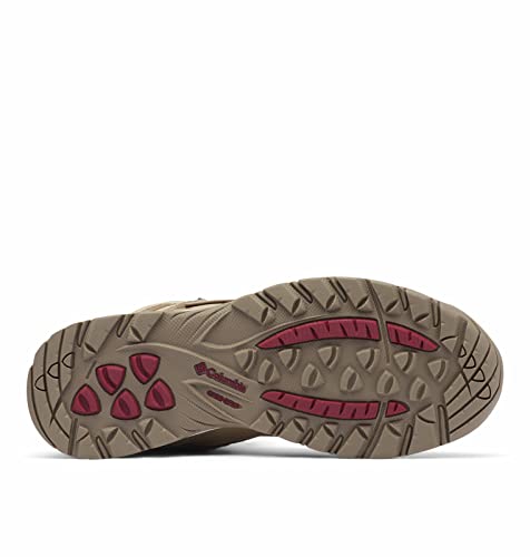 Columbia Newton Ridge™ Canvas Waterproof Beach/Marsala Red 9 B (M)