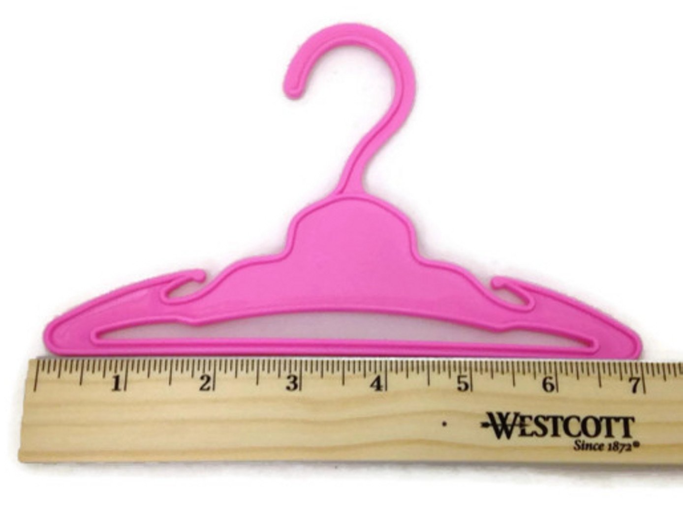 Doll Hangers 12 Pink for 18 Inch Doll Clothes Girl, Doll Accessories 18" Doll Clothes