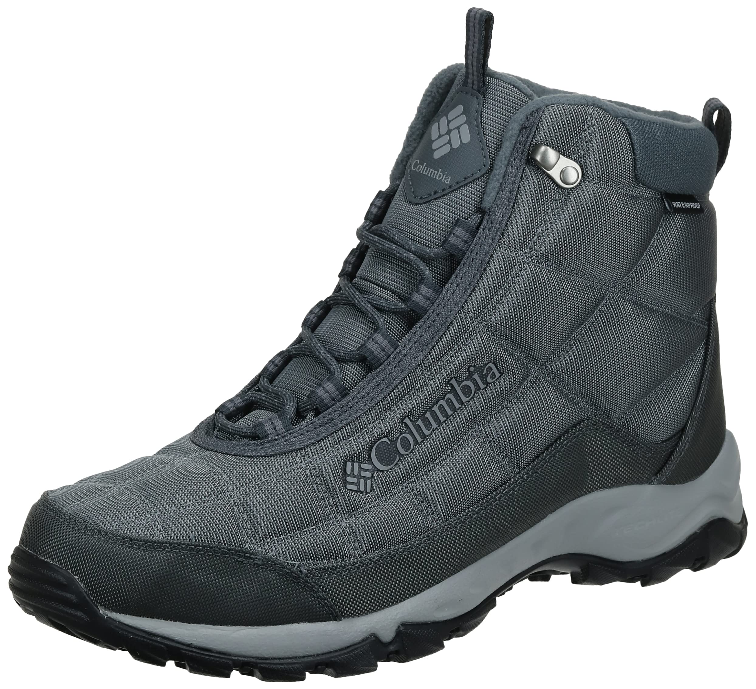 Columbia Men's Firecamp Boot, Titanium Grey Steel/Graphite, 15